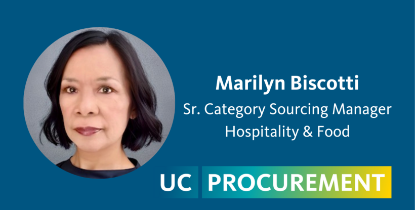Marilyn Biscotti Named Senior Category Manager – Hospitality & Food | UC Procurement